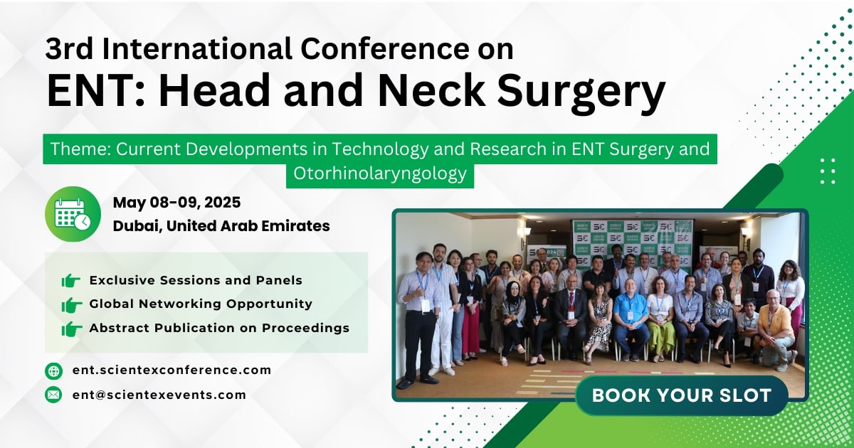 ENT Conference 2025 | Otorhinolaryngology Conference | ENT Congress