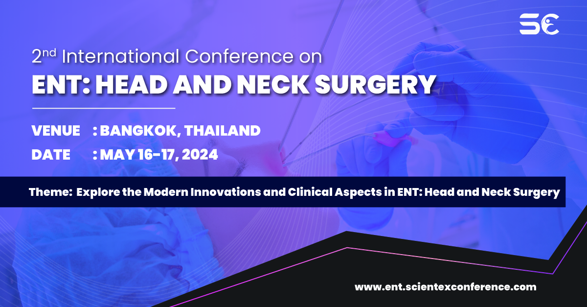 ENT Conference 2025 | Otorhinolaryngology Conference | ENT Congress